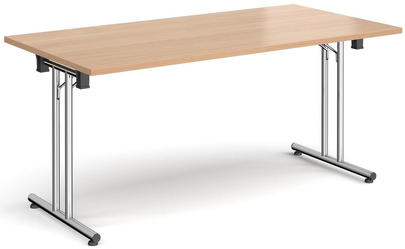 Dams Rectangular Folding Table 1600x800mm - Office Furniture Direct