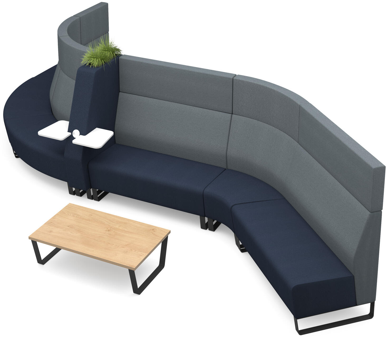 High Back Modular Sofa for Meetings and Reception Areas - Office ...