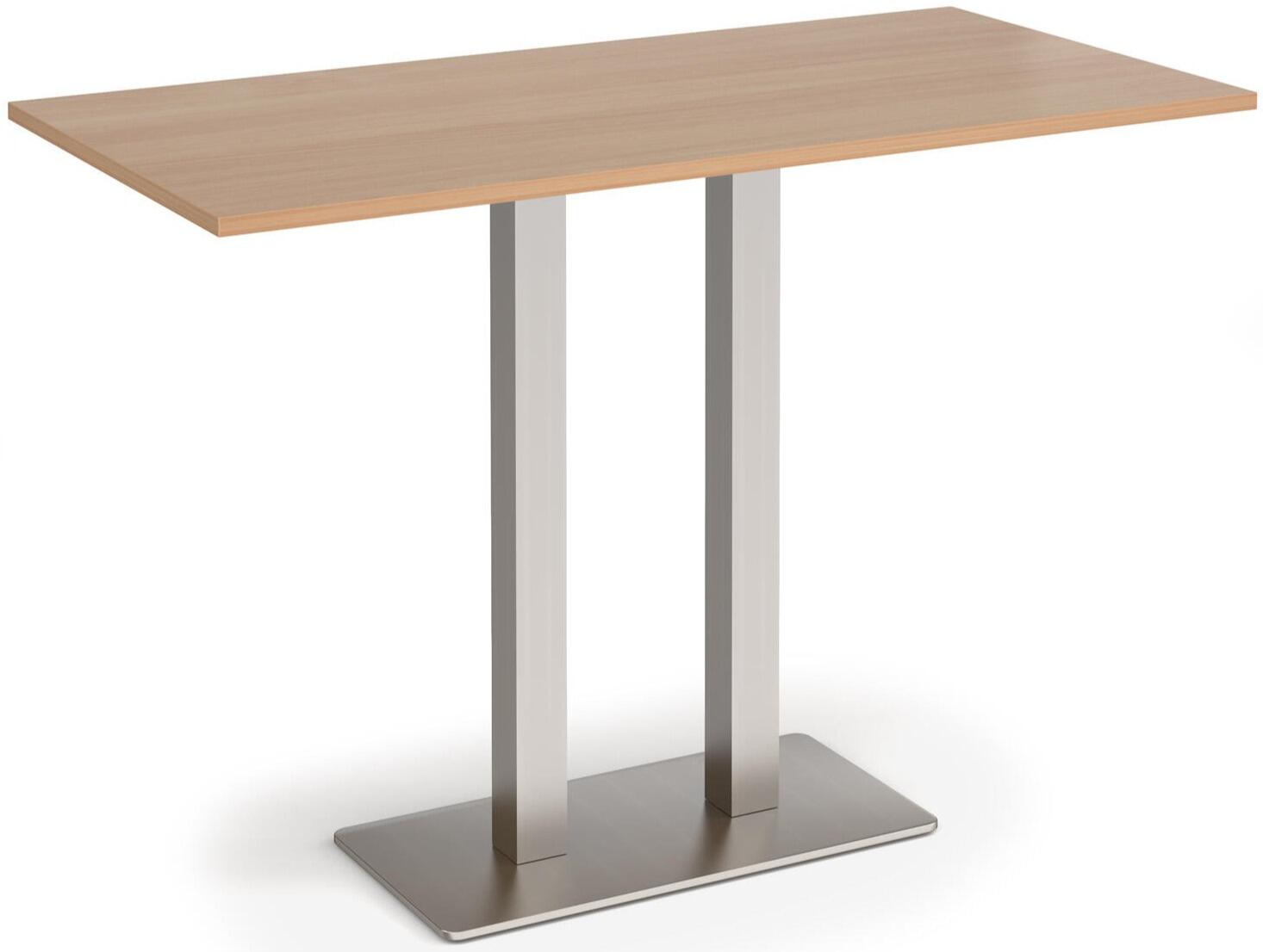 Dams Eros Rectangular Poseur Table - 1600mm - Office Furniture Direct