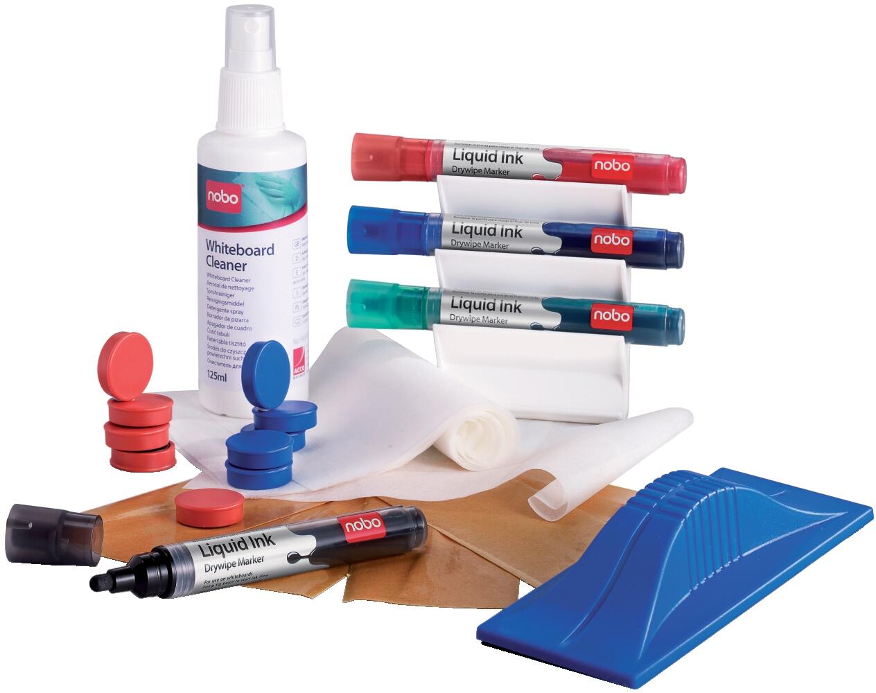 Nobo Magnetic Whiteboard User Kit with Complete Accessories - Office ...
