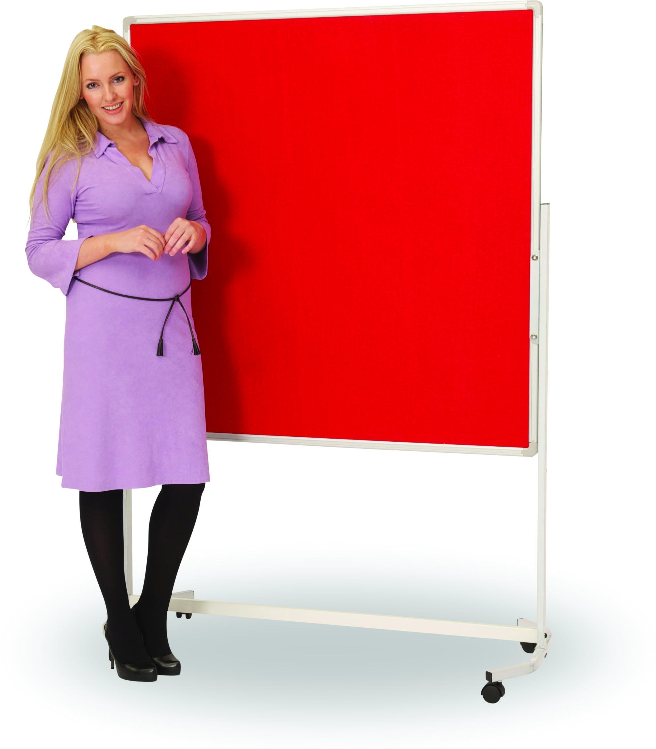 Spaceright Landscape Mobile Noticeboard - Fire Retardant, Adjustable ...