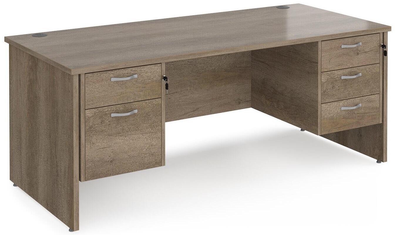 Dams Maestro 25 Desk with Panel End Legs | 5 Drawers - Office Furniture ...