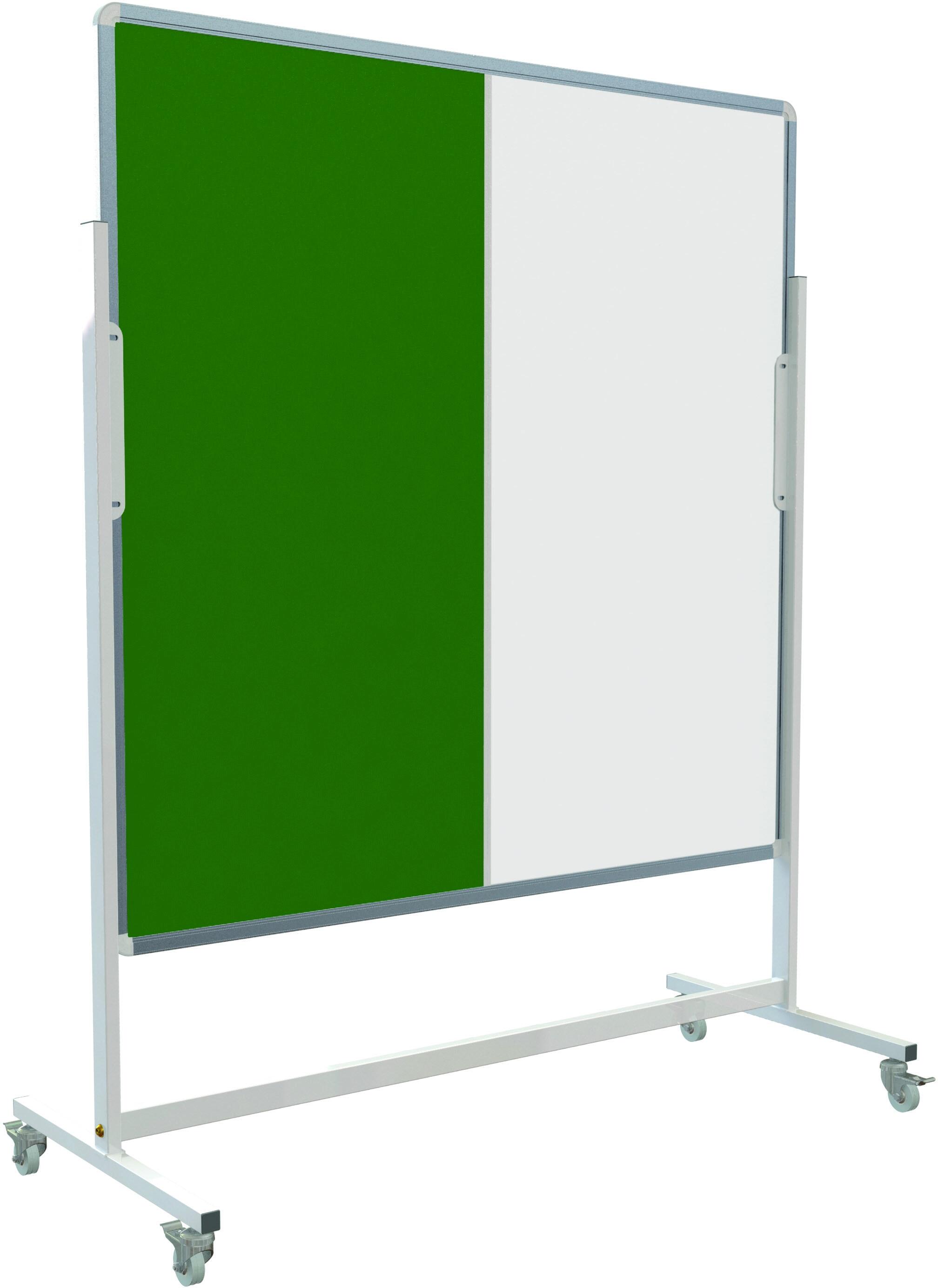 Spaceright Mobile Pinup Pen and White Board - W1500 x H1200mm - Office ...