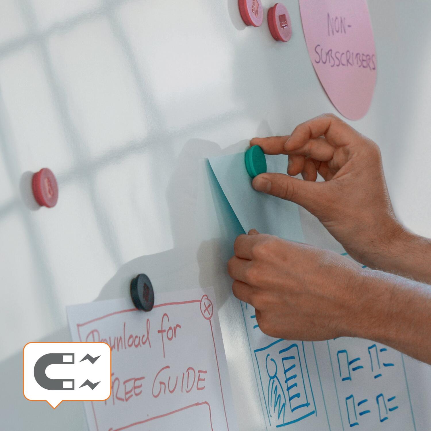 Nobo Premium Plus Steel Magnetic Whiteboard – 2000 x 1000mm, Aluminium ...