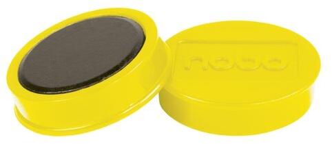 Nobo Magnetic Whiteboard Magnets Yellow 38mm - Pack of 10 - Office ...