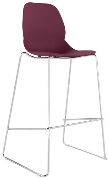 MDK Coco Plastic Shell Chair and High Chrome Stool for Cafes and ...