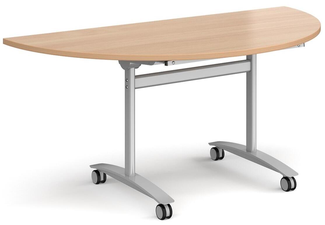 Dams Semi Circular Fliptop Meeting Table - Dynamic & User-Friendly ...