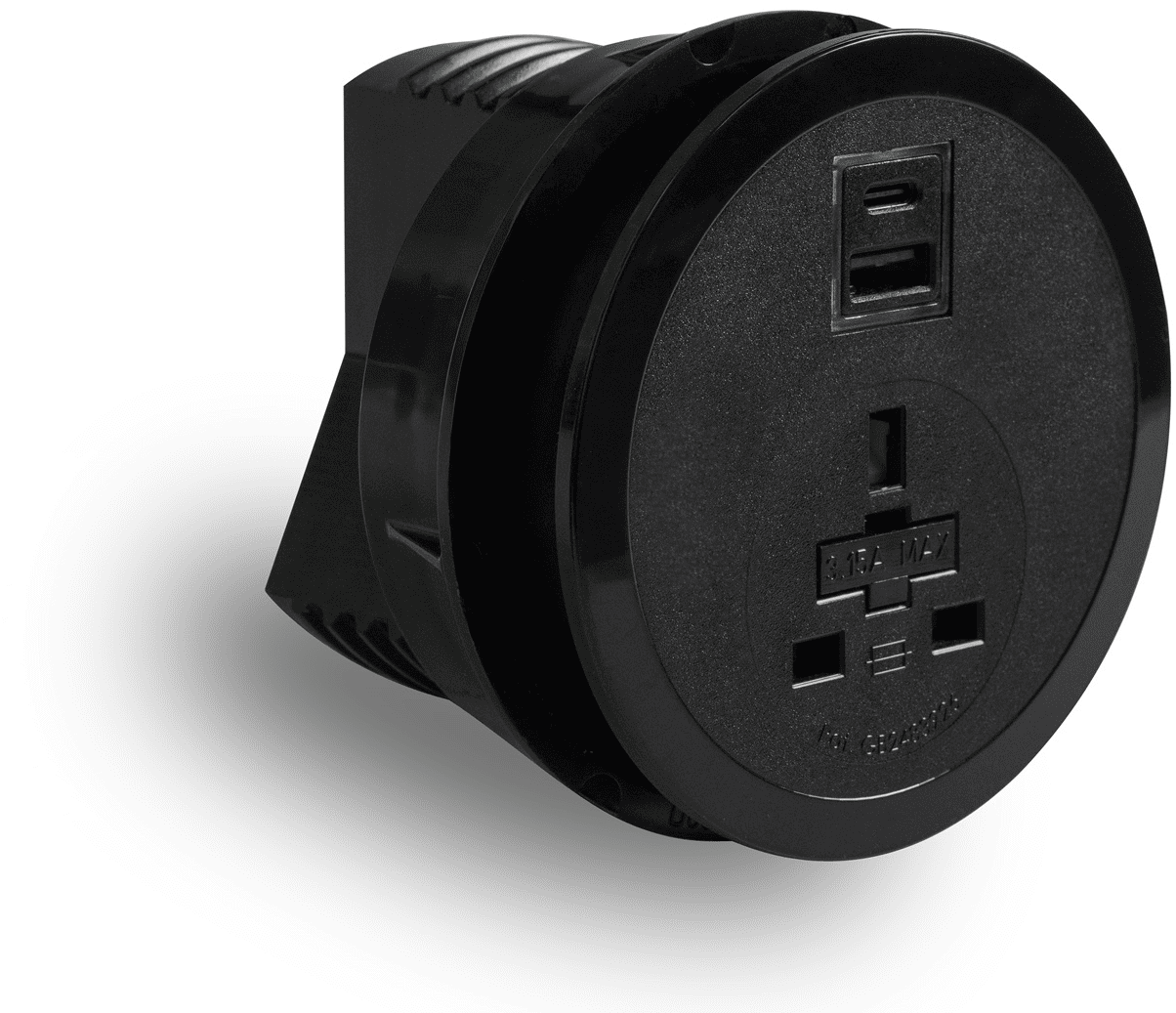 ABL Port-X - 1xUK Mains Socket 3.15A, 1xUSB A+C 35W Charger - Office ...