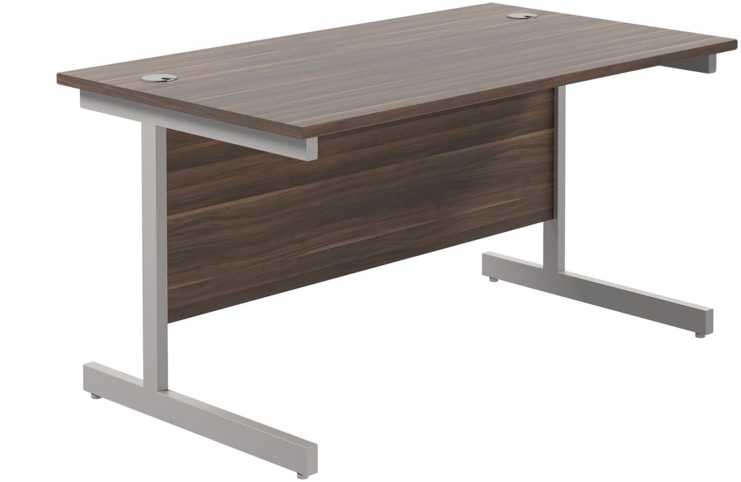 TC Single Upright Rectangular Desk with Cantilever Legs - 1200x800mm ...