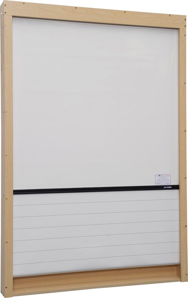 Spaceright Wallmounted Rollerboard - 1800 x 1200mm, 3 Section - Office ...