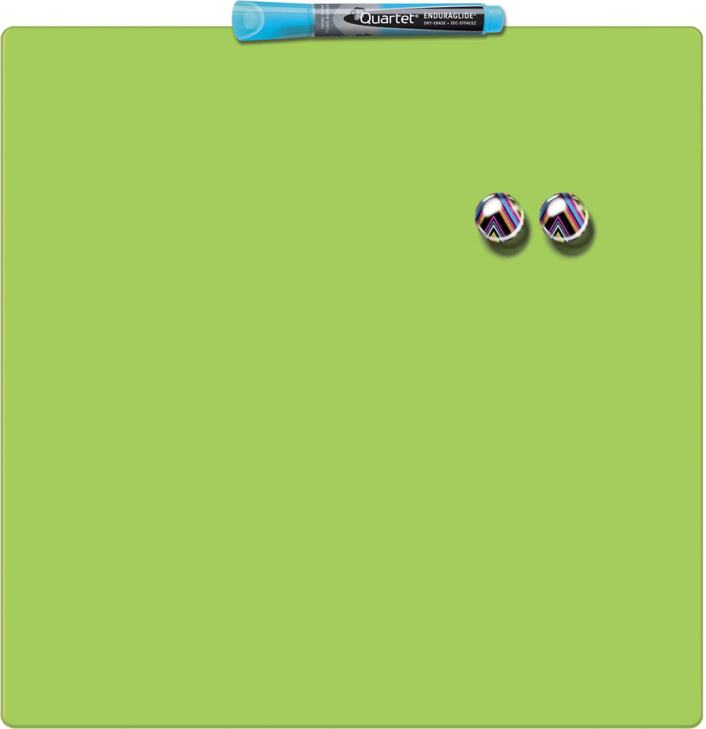 Nobo Mini Magnetic Whiteboard Coloured Tile 360mm x 360mm Green ...