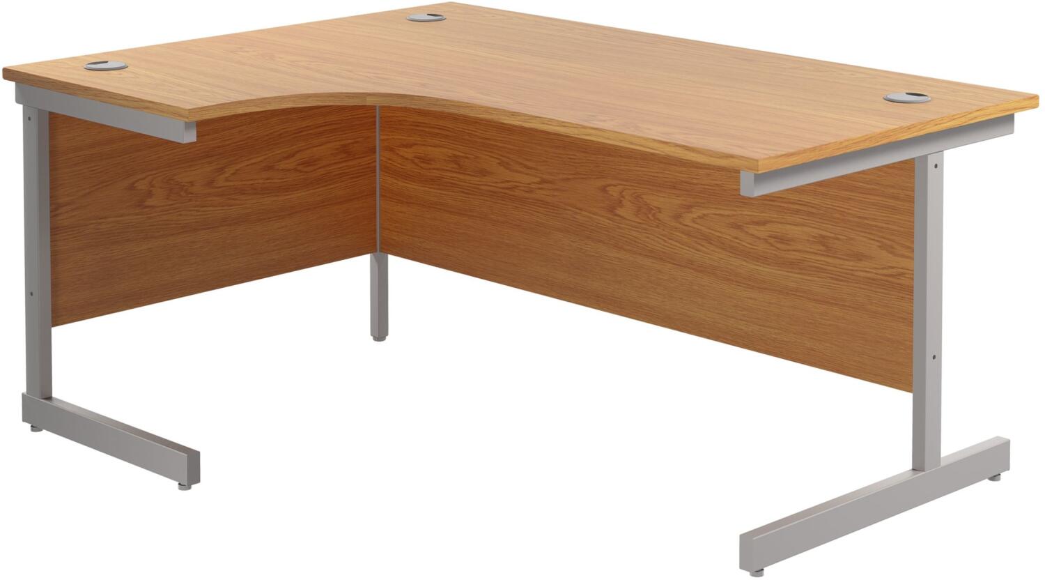 TC Single Leg Corner Desk 1600x1200mm with Pedestal Included - Office ...