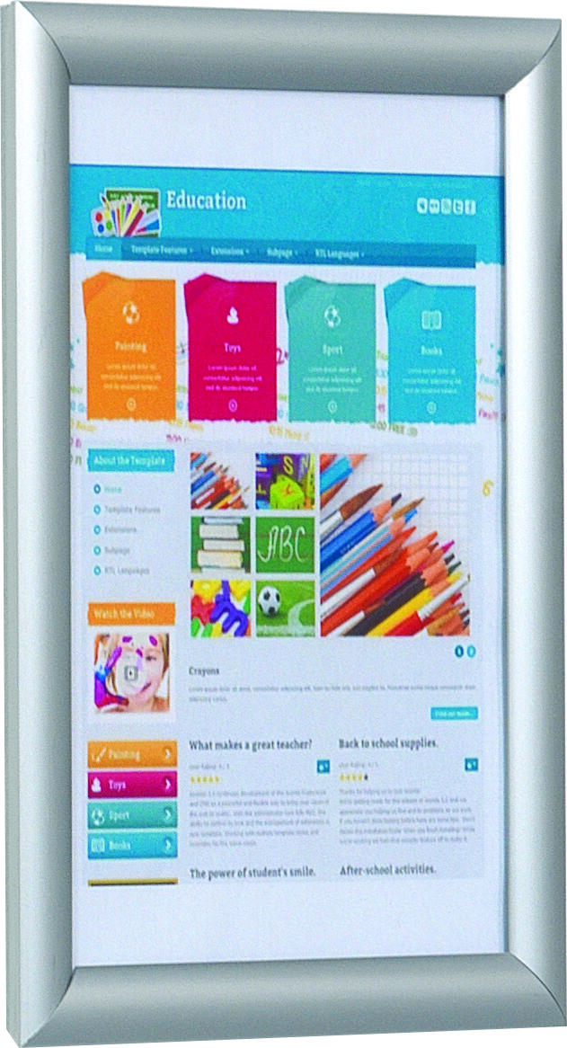 Spaceright Poster Display Case | A4 - Office Furniture Direct