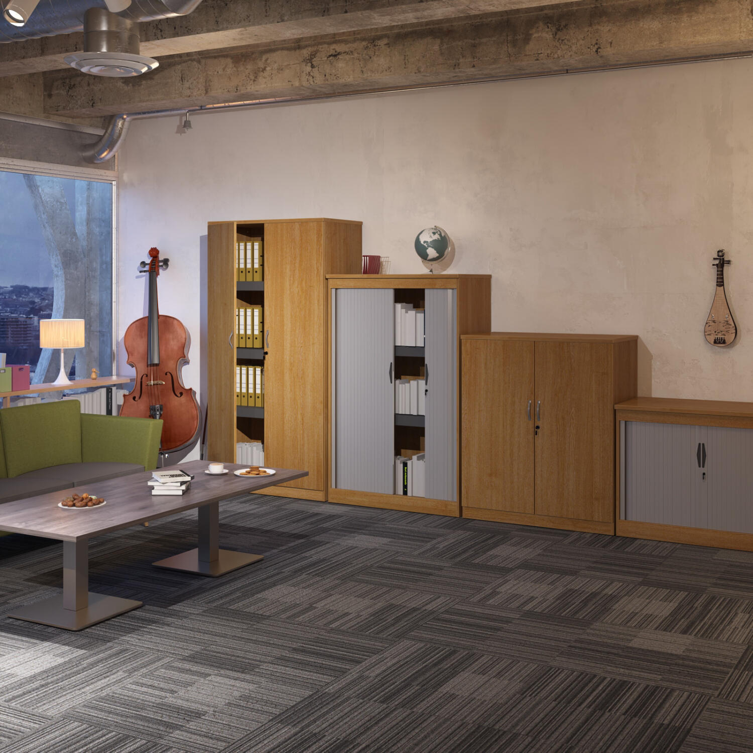 Double Door Cupboard 2000mm - Practical Office Storage Solutions ...