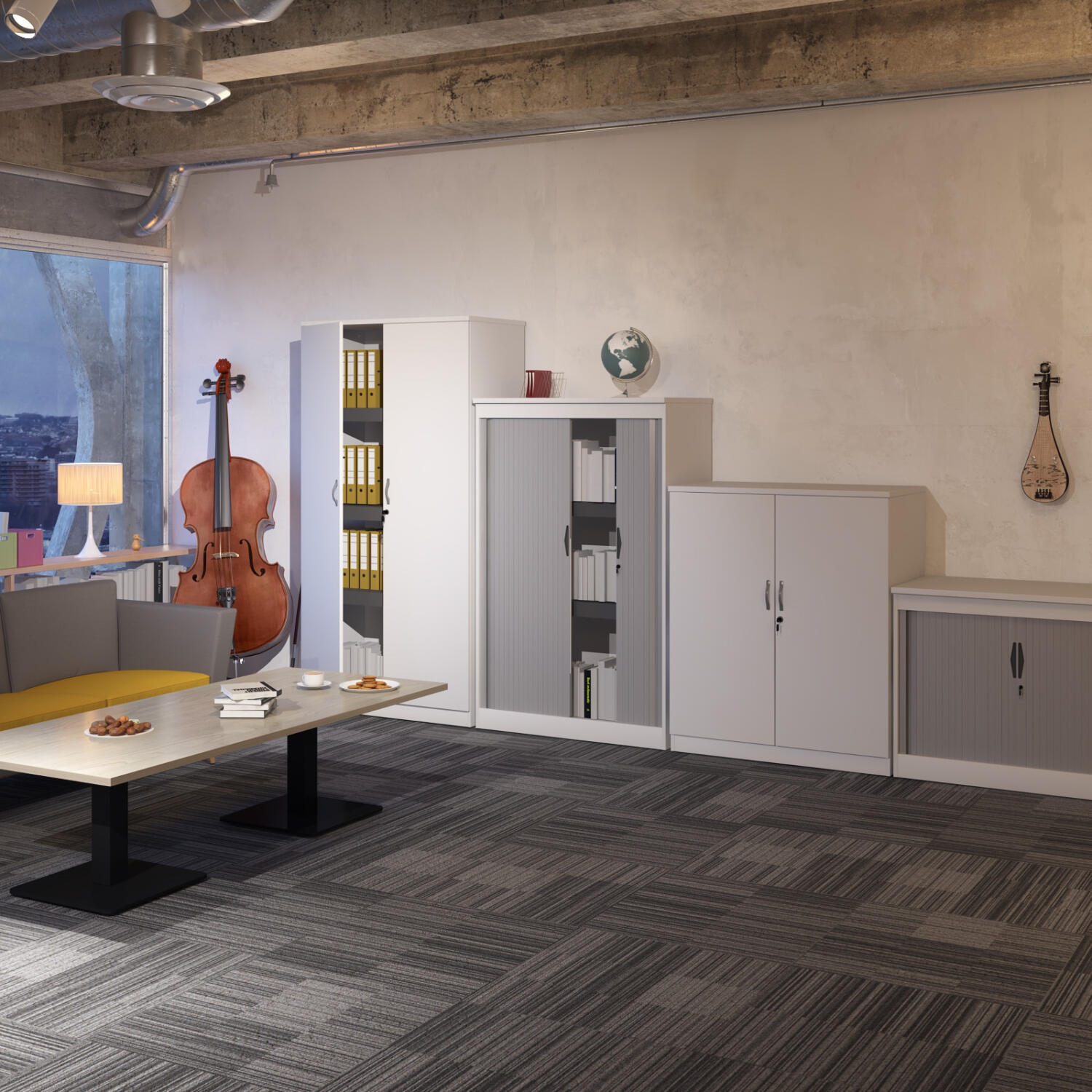 Double Door Cupboard 2000mm - Practical Office Storage Solutions ...