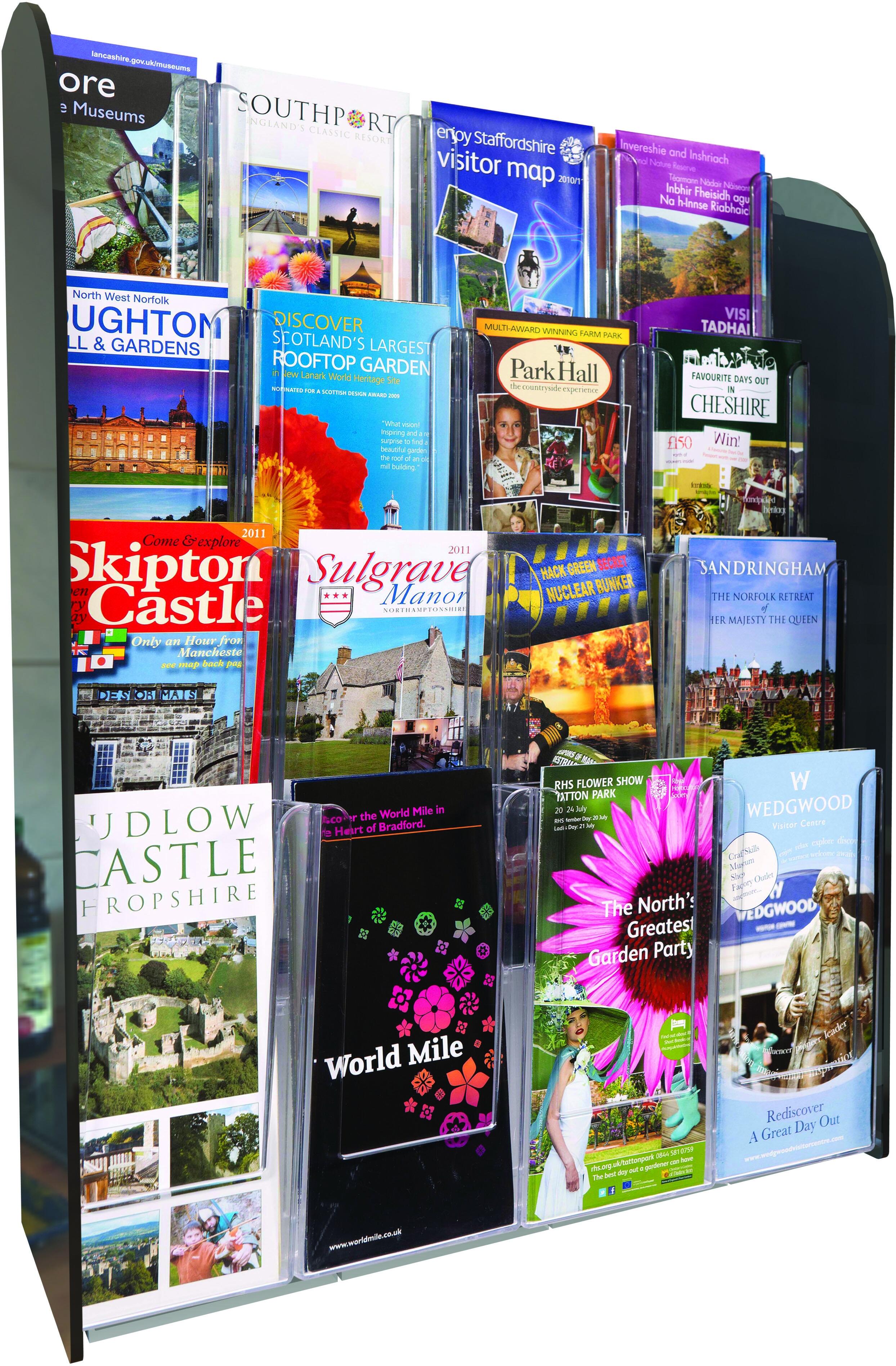 Spaceright Wall Mounted Leaflet Dispensers in Various Colours - Office ...