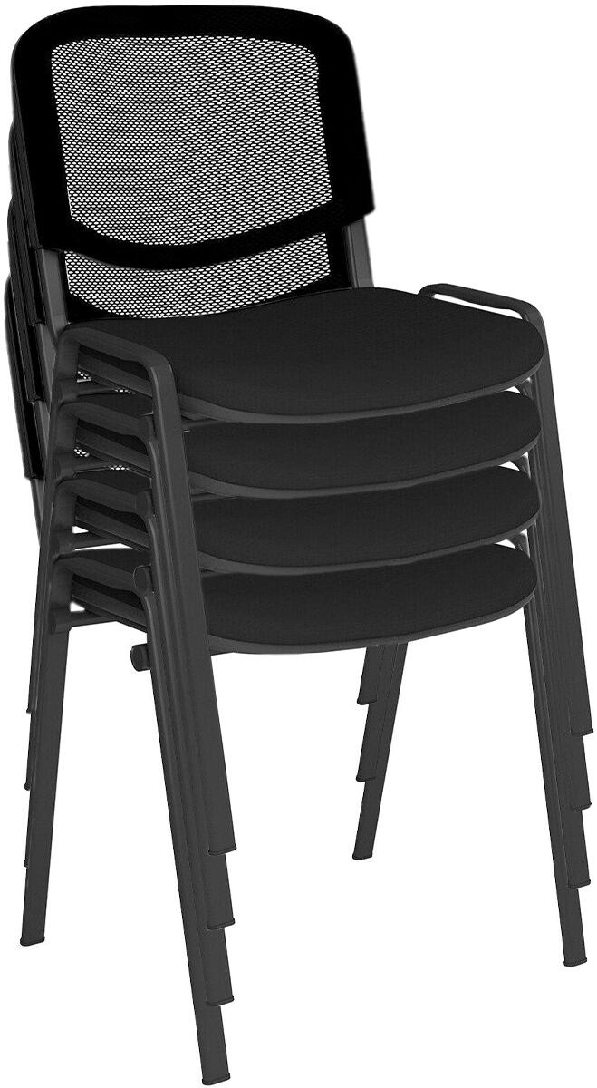 Dams Taurus Mesh Stacking Chairs Pack of 4 - Ideal for Conferences ...