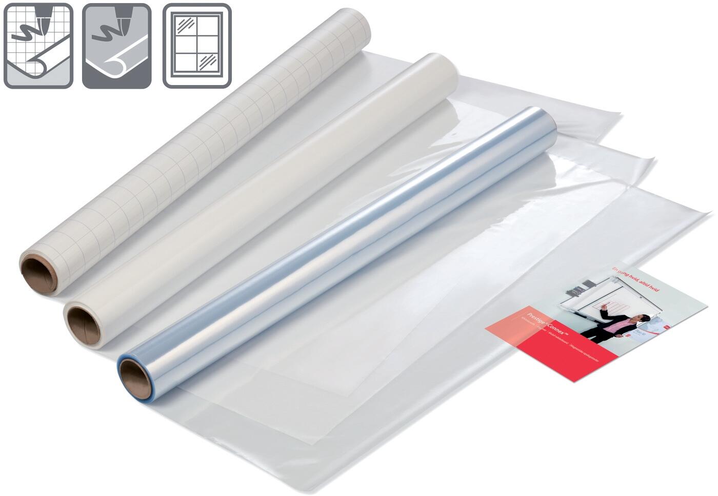 Nobo Instant Whiteboard Dry Erase Sheets - Clear 600x800mm - Office ...