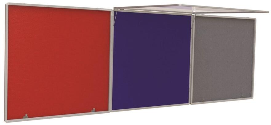Spaceright Tamperproof Noticeboard with Top Hinged Design - Office ...