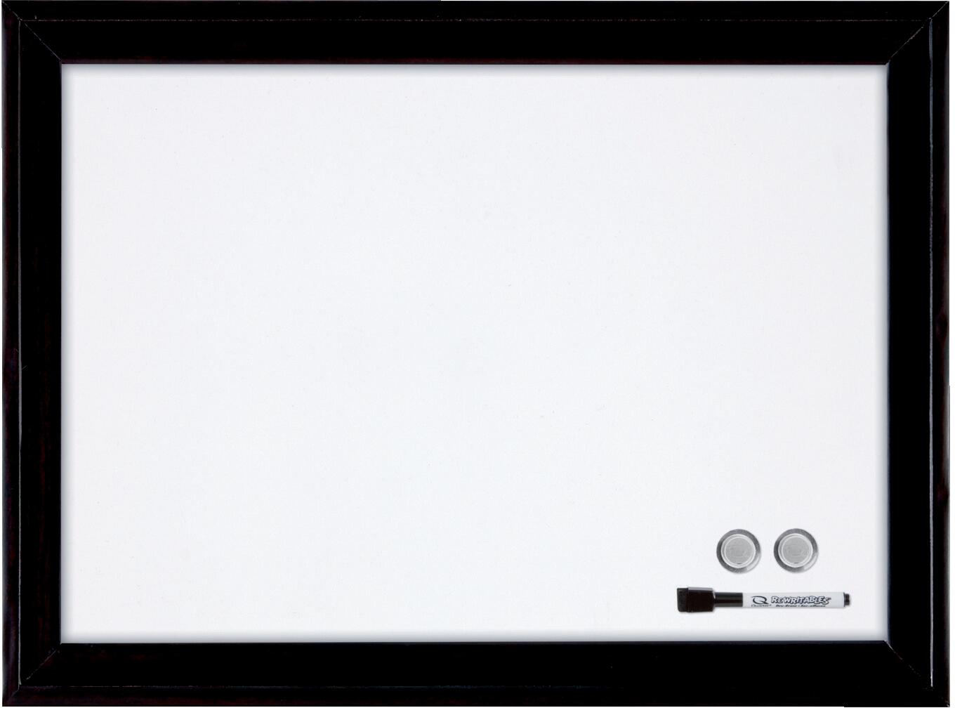 Nobo Small Magnetic Whiteboard with Black Frame 585x430mm - Office ...
