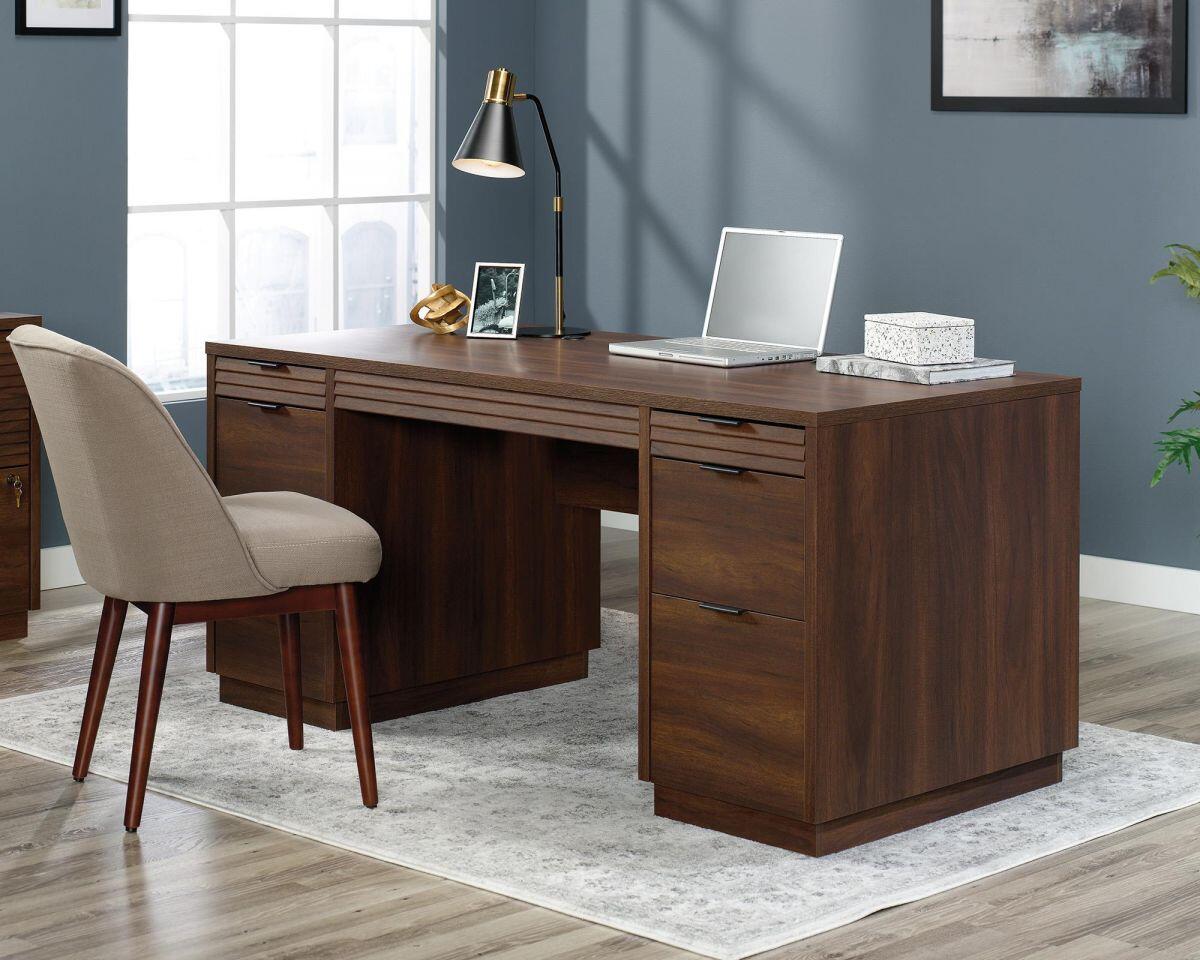 Teknik Elstree Executive Desk Stylish Spacious and Secure Office Furniture Direct