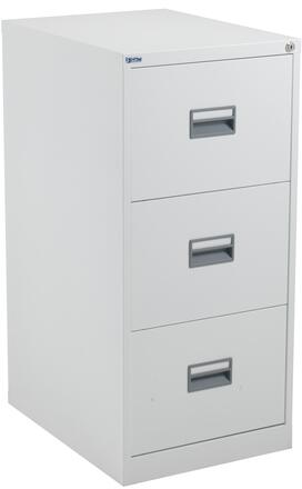Talos 3 Drawer Steel Filing Cabinet - Office Furniture Direct