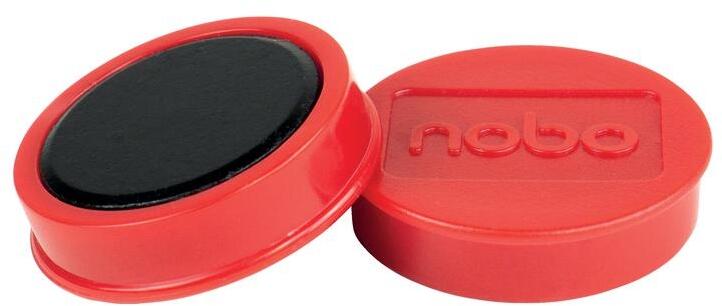 Nobo Magnetic Whiteboard Magnets Red 38mm - Pack of 10 - Office ...