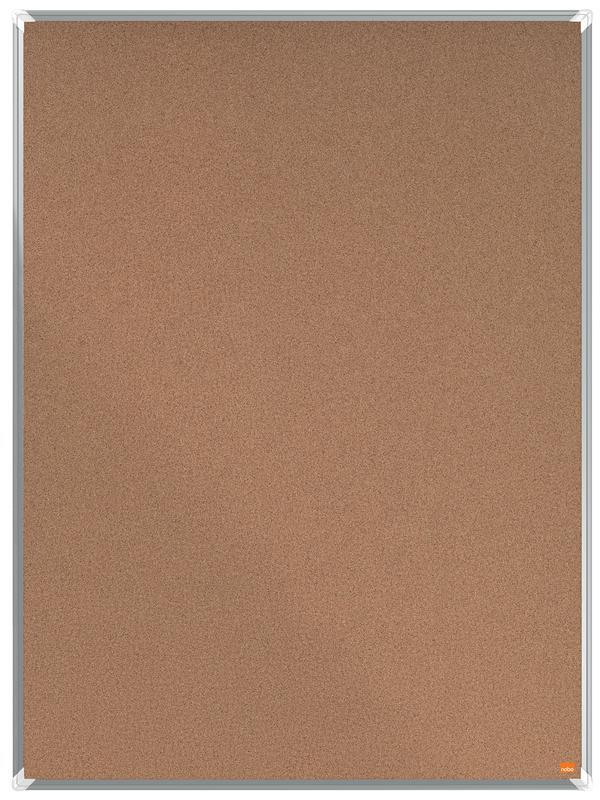 Nobo Premium Plus Cork Notice Board - 2400 x 1200mm - Office Furniture ...