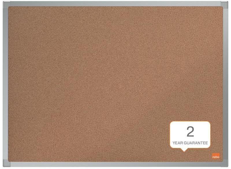 Nobo Essence Cork Notice Board 600x450mm with Aluminum Trim - Office ...