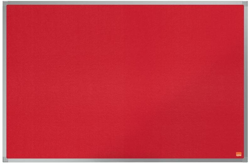 Nobo Essence Red Felt Notice Board 900x600mm with Aluminum Trim ...