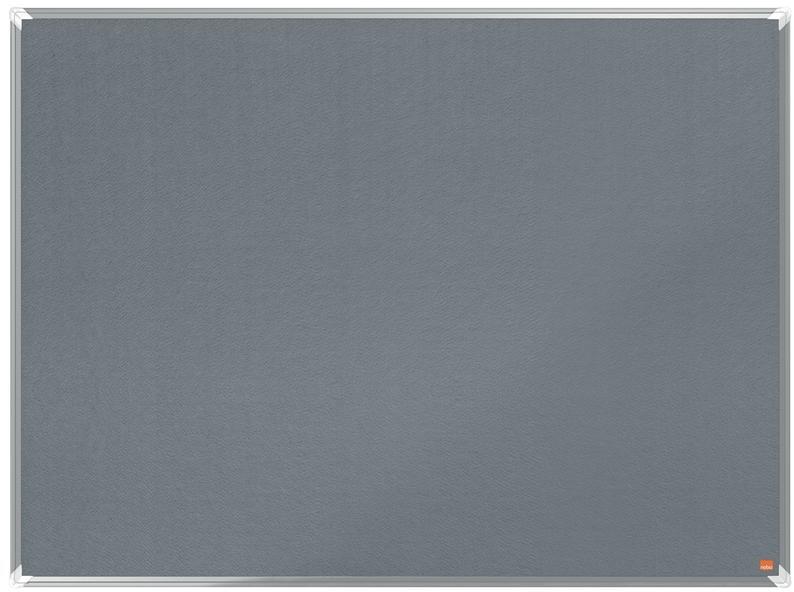 Nobo Premium Plus Grey Felt Notice Board 1200x900mm with Aluminum Trim ...