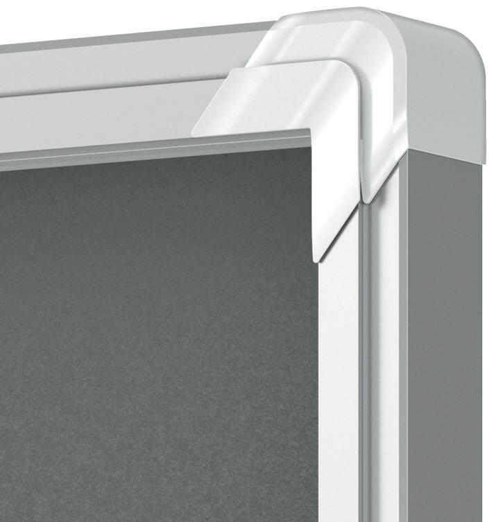 Nobo Premium Plus Felt Lockable Sliding Notice Board 18 x A4 Grey ...