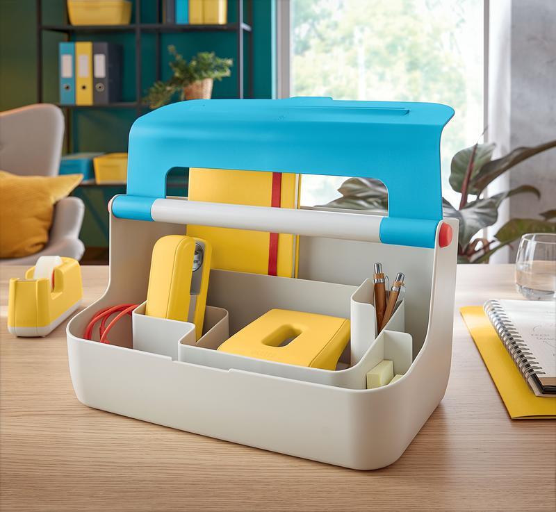 Leitz Cosy Storage Carry Box Calm Blue - Office Furniture Direct