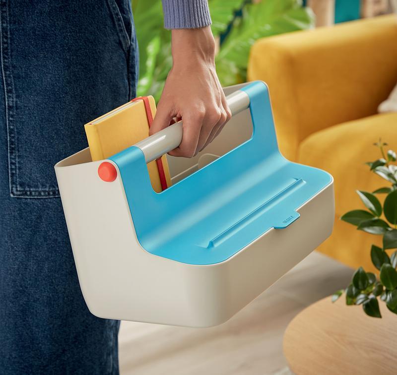 Leitz Cosy Storage Carry Box Calm Blue - Office Furniture Direct