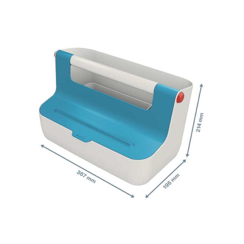 Leitz Cosy Storage Carry Box Calm Blue - Office Furniture Direct