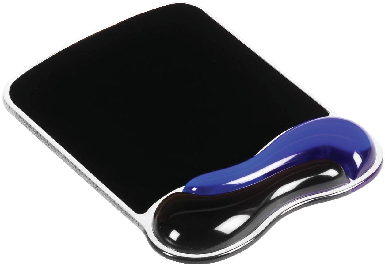 Kensington Duo Gel Mouse Pad with Wrist Rest Blue - Office Furniture Direct