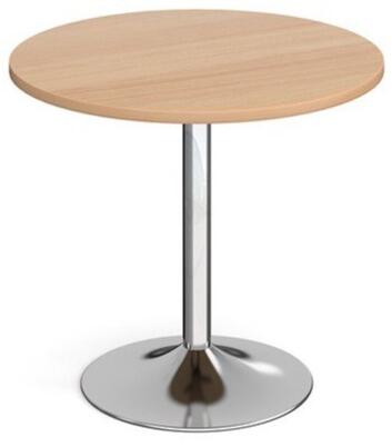 Genoa Circular Dining Table with Trumpet Base - Stable and Stylish ...