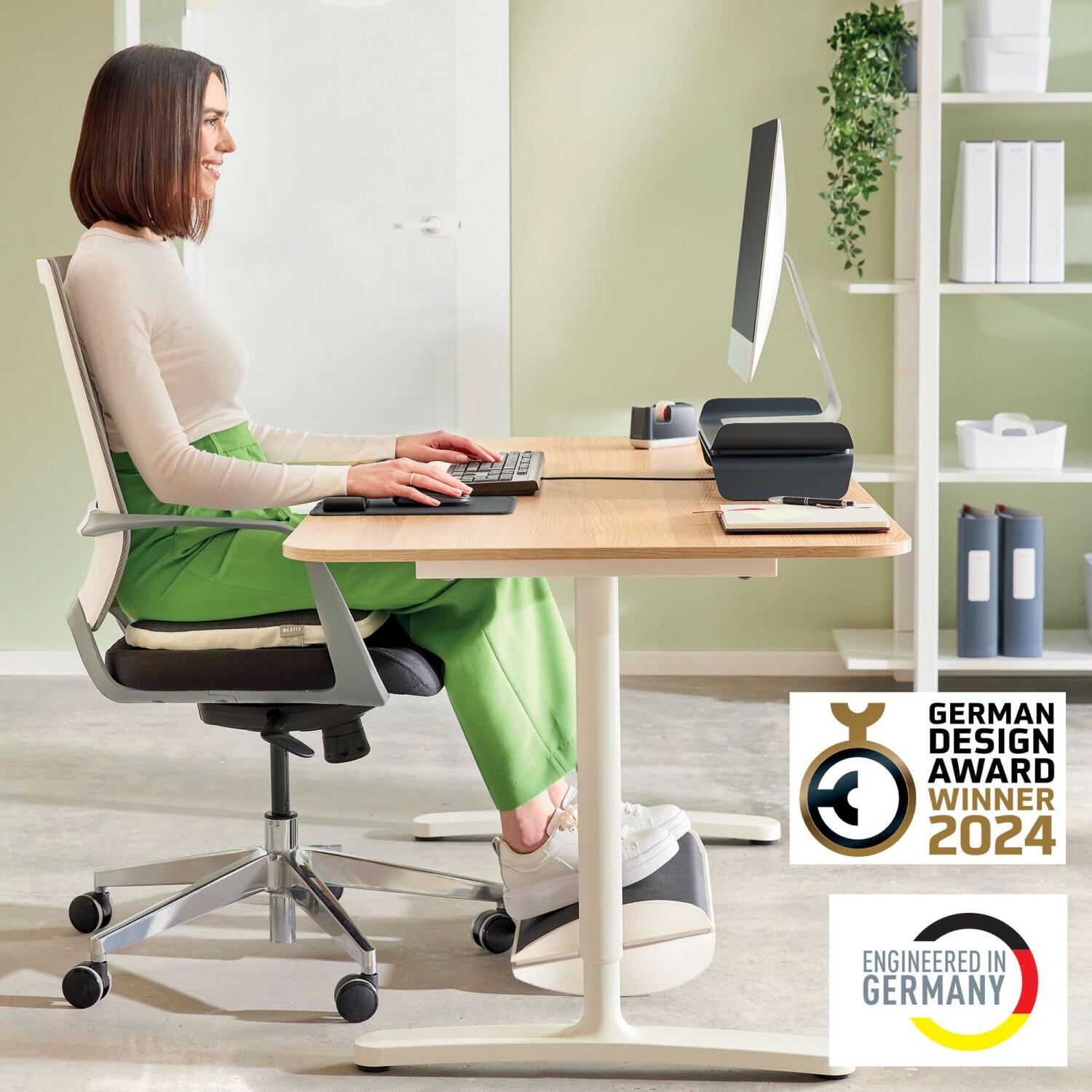 Leitz Ergo Adjustable Computer Foot Rest - Office Furniture Direct