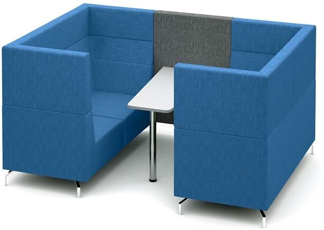 Alban Pod 4 Person Medium Meeting Booth for Modern Offices - Office ...