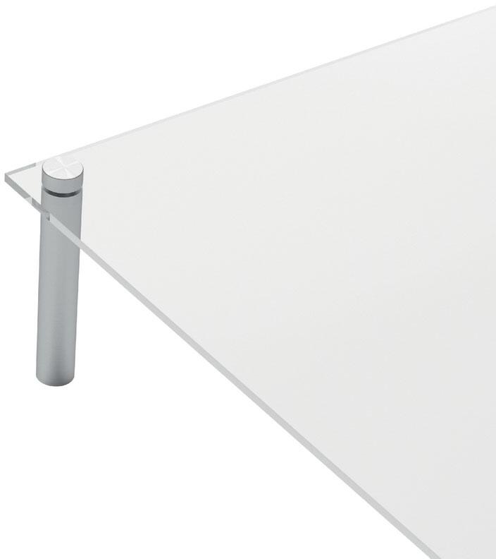Nobo Transparent Acrylic Mini Whiteboard A4 Slanted Desktop Notepad ...