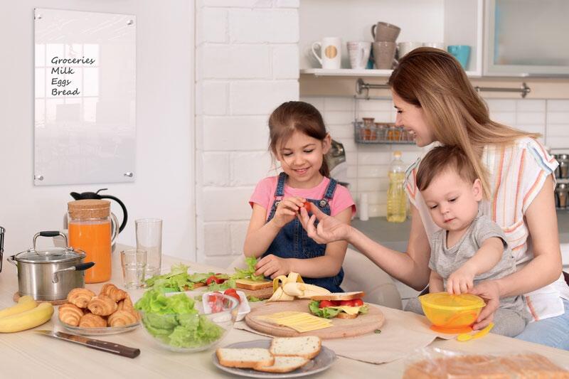 Nobo Transparent Acrylic Mini Whiteboard Wall Mounted 600mm x 450mm ...