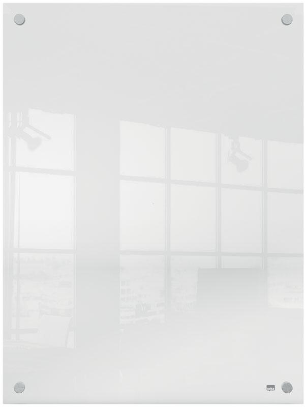 Nobo Transparent Acrylic Mini Whiteboard Wall Mounted 600mm x 450mm ...