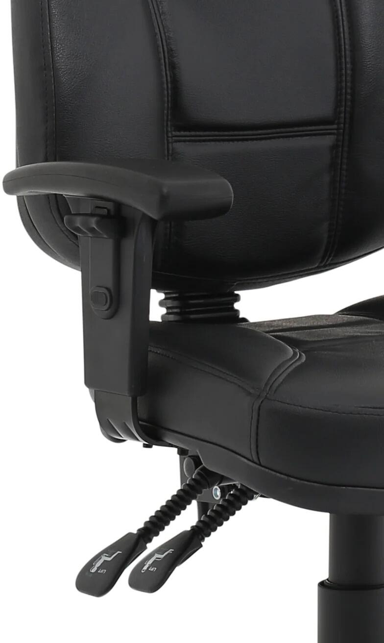 Jackson High Back Executive Bonded Leather Chair with Arms - Office ...