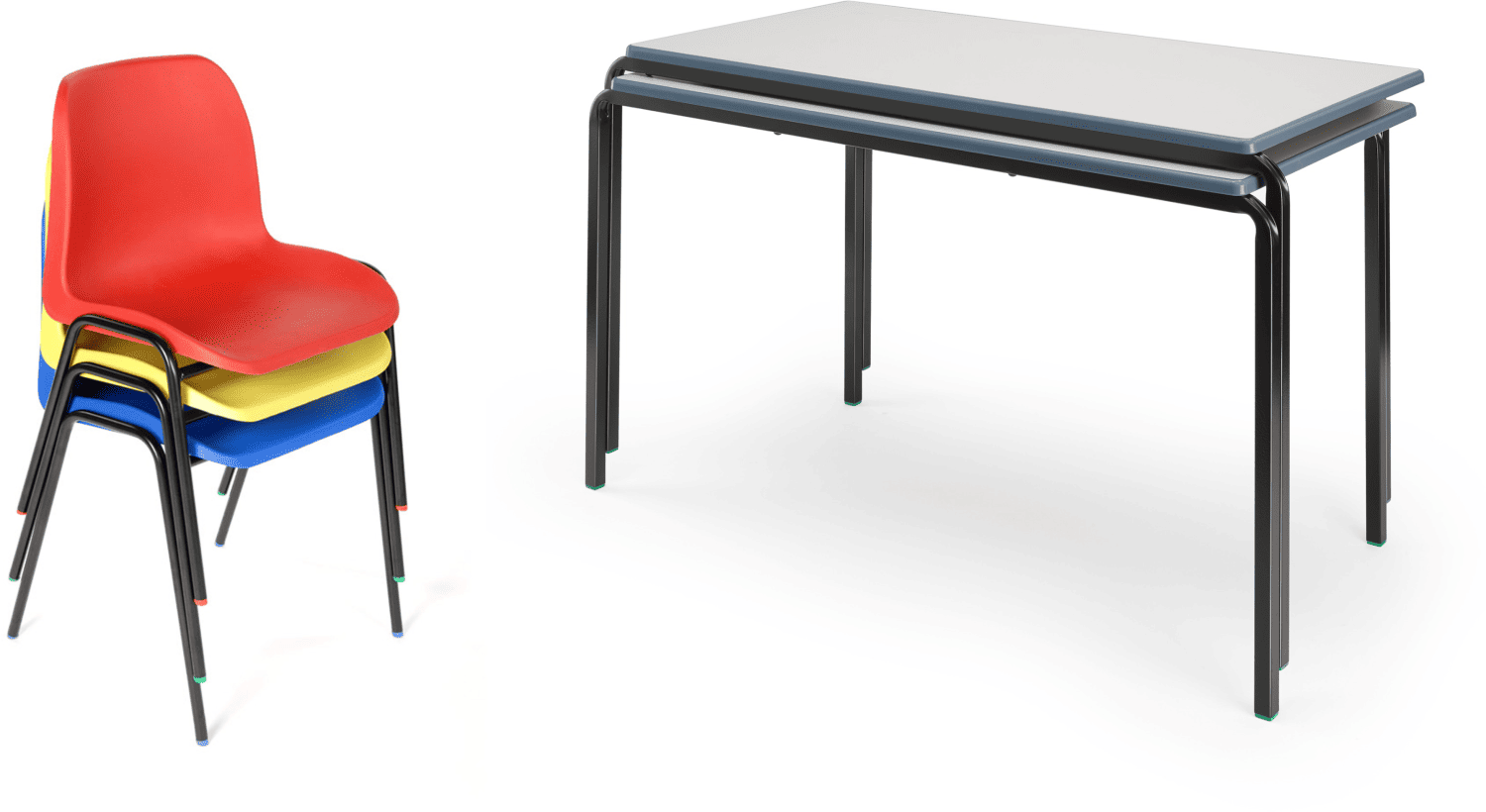 Hille Classroom Pack - 15 Fully Moulded Edge Tables & 30 Affinity ...