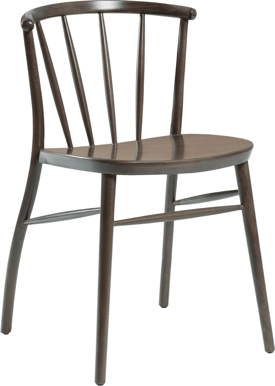 Scandi-Inspired Albany Spindle Back Sidechair in Beech Wood - Office ...