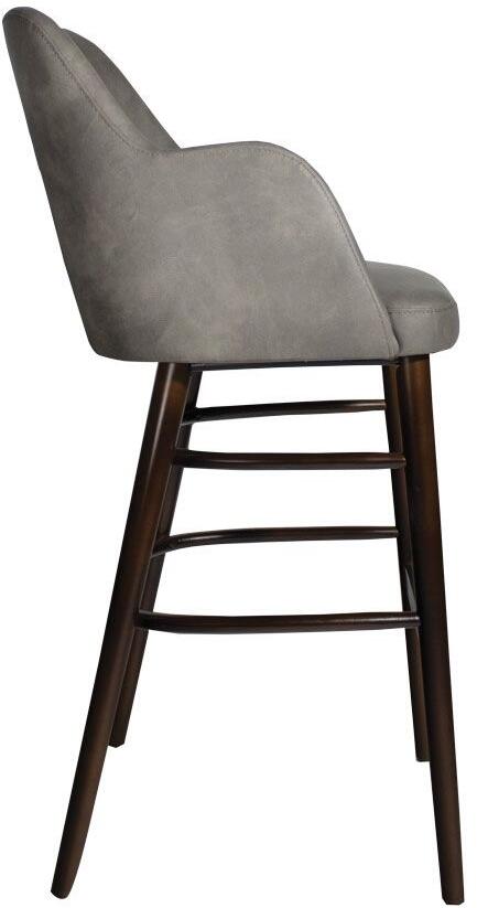Stylish Aztec Bar Stool in Vintage Colours with Durable Faux Leather ...