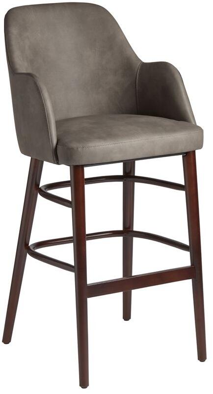 Stylish Aztec Bar Stool in Vintage Colours with Durable Faux Leather ...