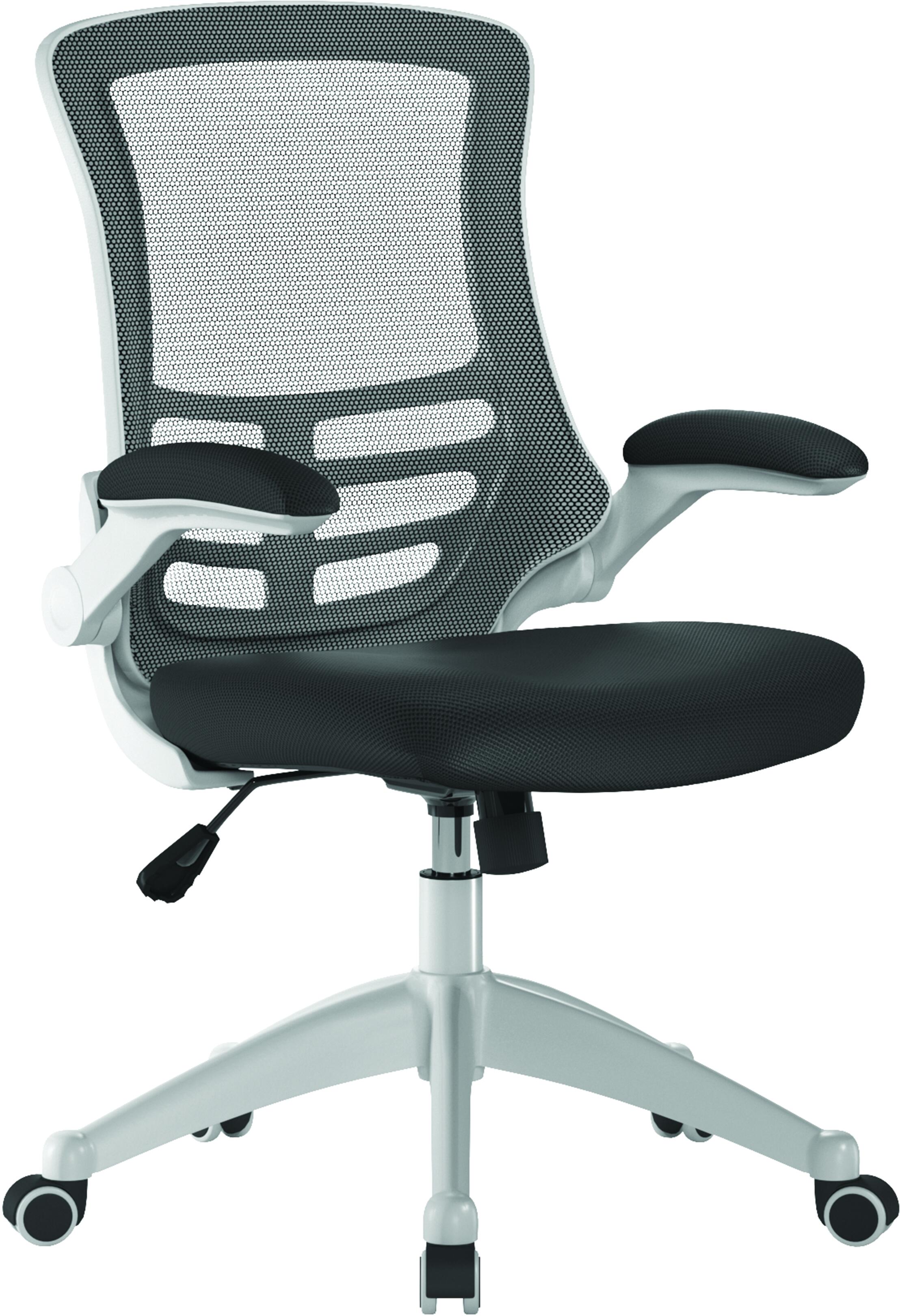 Nautilus Luna White Mesh Chair - Comfort, Style & Adjustability ...