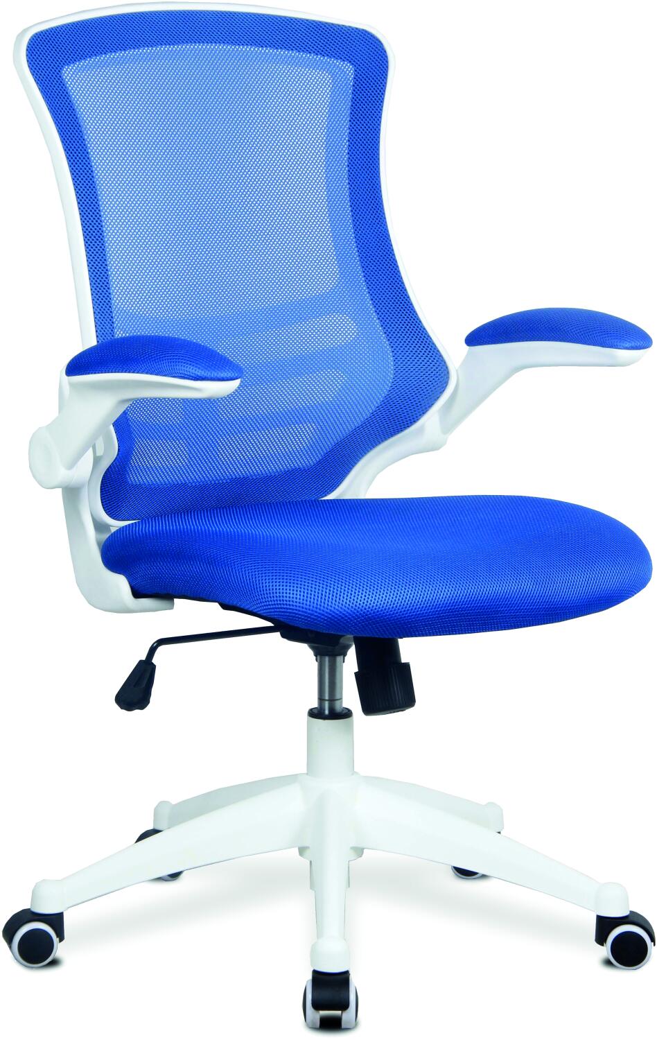 Nautilus Luna Designer Mesh Chair - White Shell - Office Furniture Direct