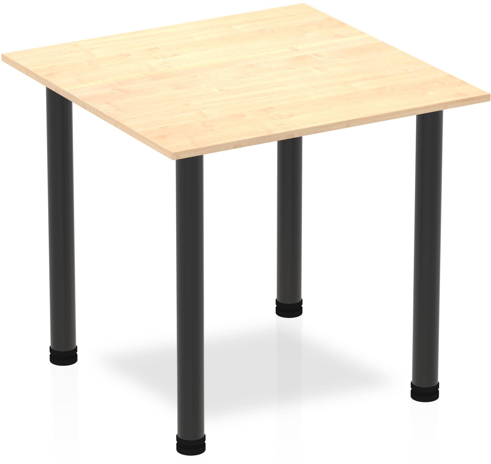 Dynamic Impulse Post Leg Straight Table 800x800mm with Adjustable Feet ...